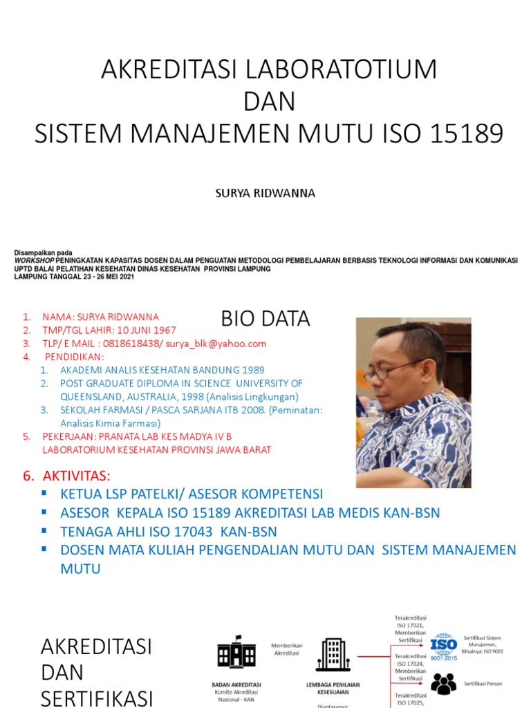 Akreditasi Laboratorium Dan Sistem Manajemen Mutu Lab | PDF