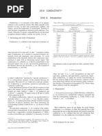 Conductivity Measurement Standards | PDF | Salinity | Accuracy And ...