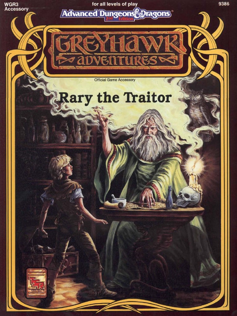 WGR3 - Rary The Traitor | PDF | Dwarf (Dungeons & Dragons)