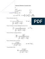 Fundamental Vibration Equations | PDF | Mathematical Physics | Physical ...