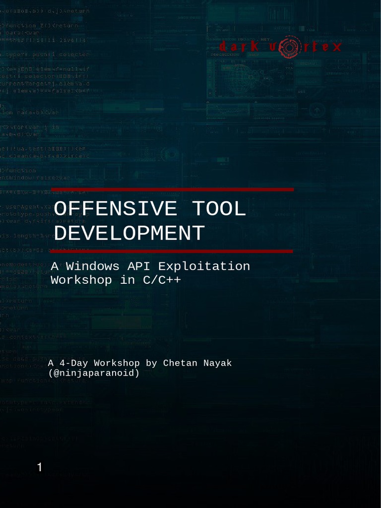 Syllabus-Offensive Tool Development | PDF | Microsoft Windows | Computing Platforms