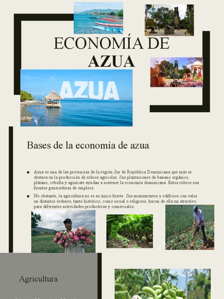 Economía de Azua | PDF | República Dominicana | Entorno natural