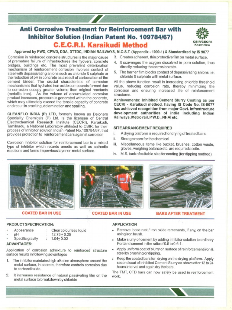 Literature For Inhibitor Solution | PDF