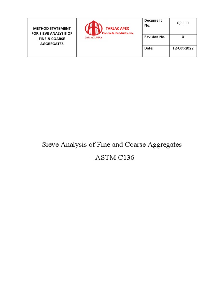 QP-119 Clay Lumps & Friable Particles | Download Free PDF ...