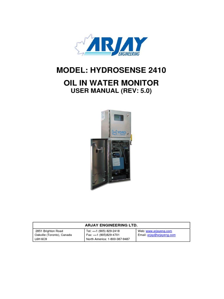 ARJAY - HYDROSENSE 2410 - HS2410 - REV5.0.docx - HS2410 - REV5.0 | PDF