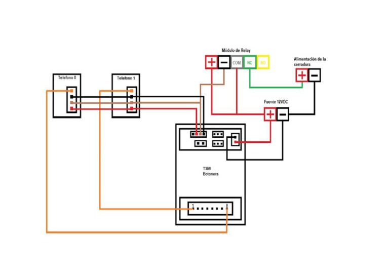 Diagrama Conexion Botonera Analoga | PDF