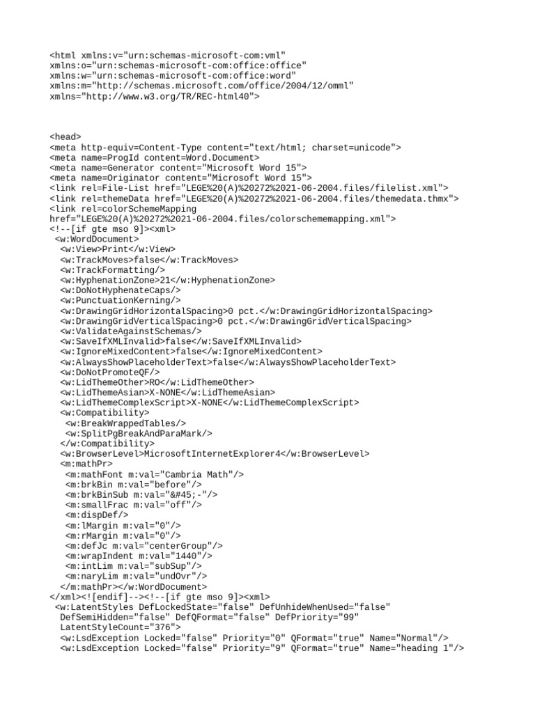 Lege (A) 272 21-06-2004 | PDF