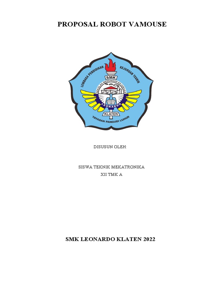 Proposal Robot Vamouse | PDF