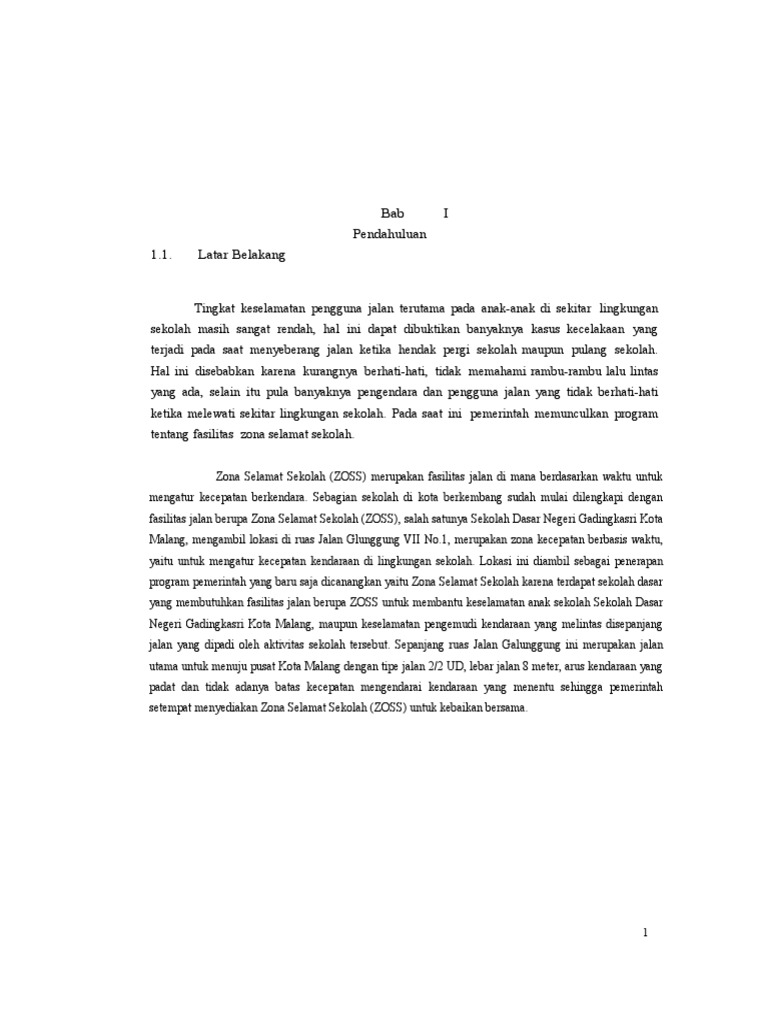 PENGAJUAN ZoSS SDN GADINGKASRI | PDF