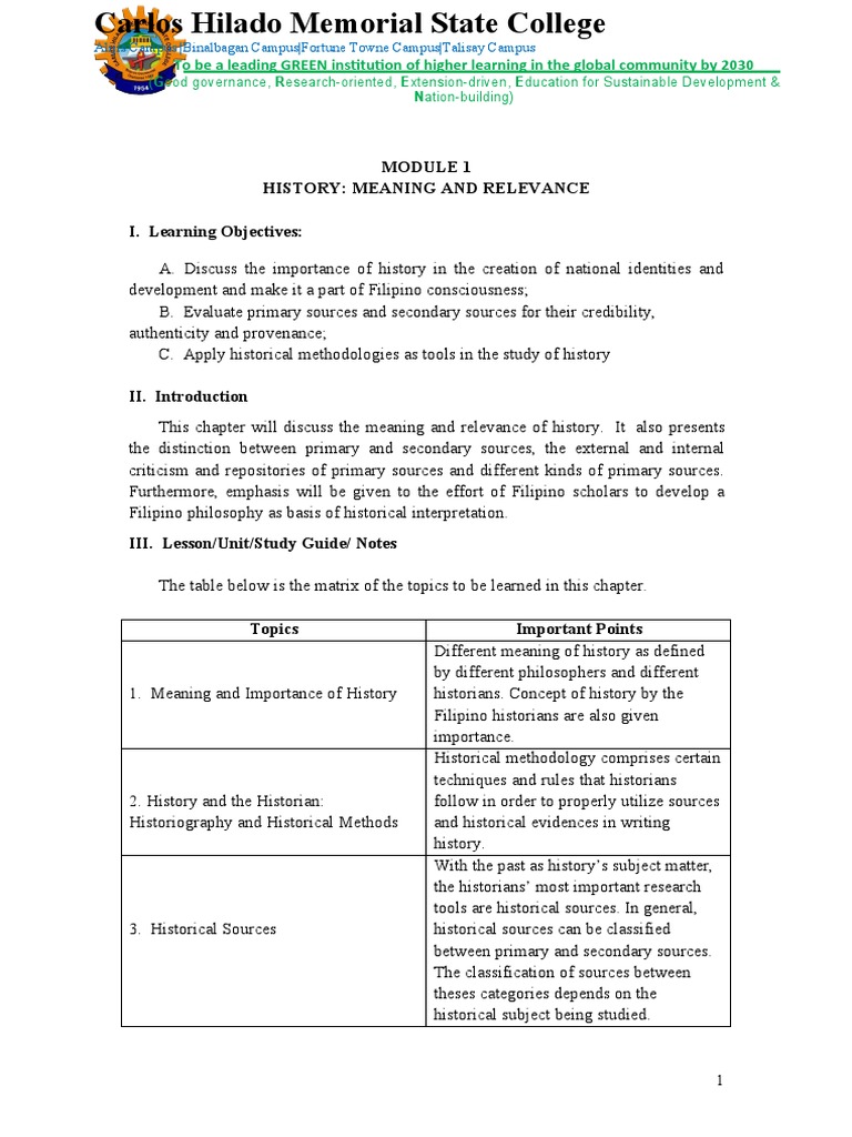 Part II Module in GECREA 1 | PDF | Primary Sources