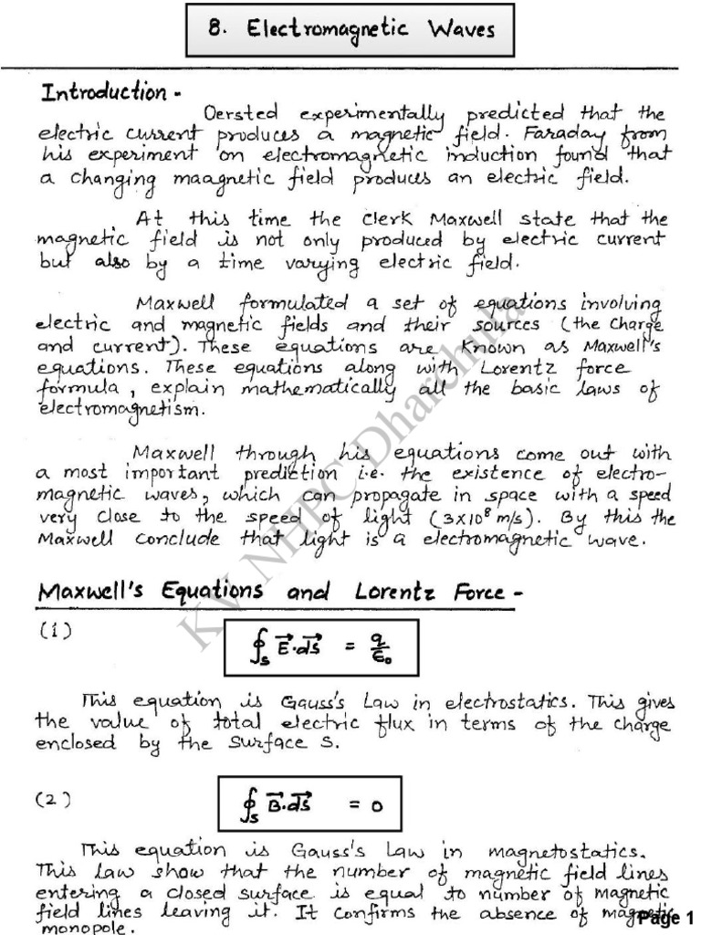Electromagnetic Waves | PDF