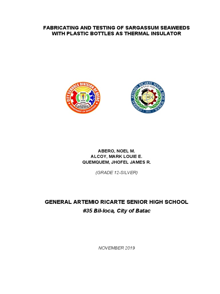 Research-Proposal-New-T. | PDF | Thermal Insulation | Materials