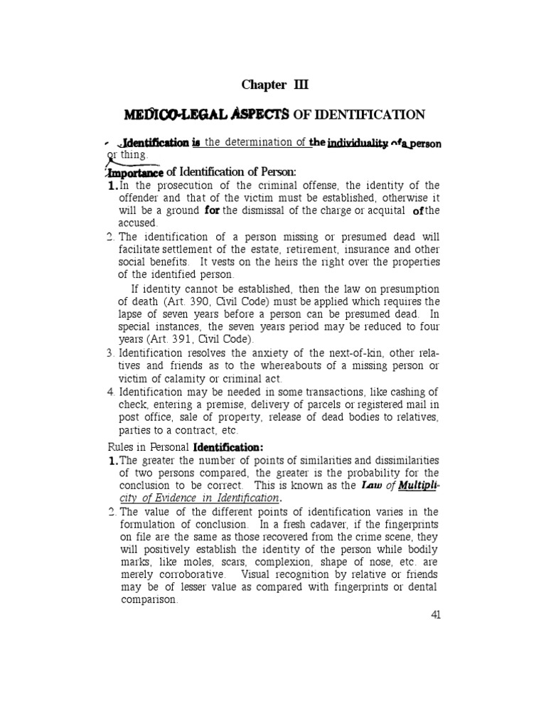 Aspects of Identification | PDF