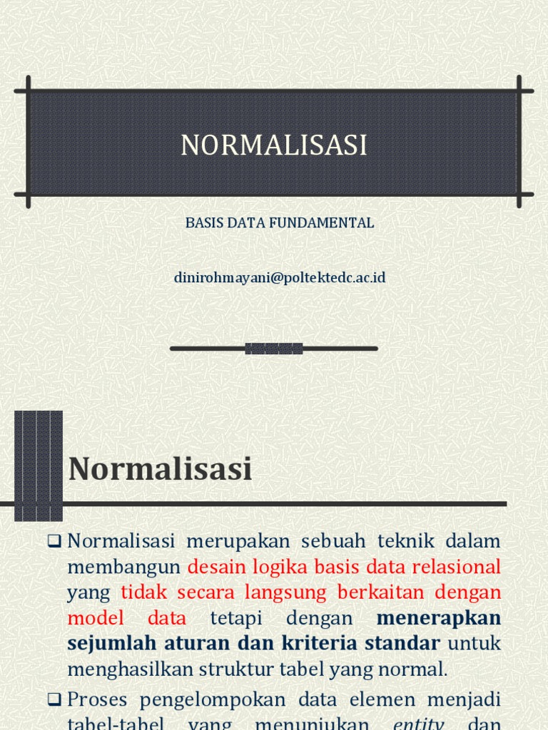 05.normalisasi Update | PDF
