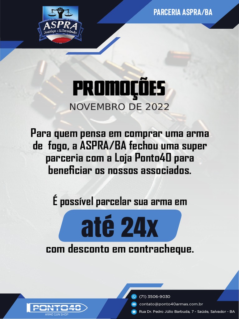 Catálogo Ponto40 - Nov | PDF | Armas de fogo | Balística