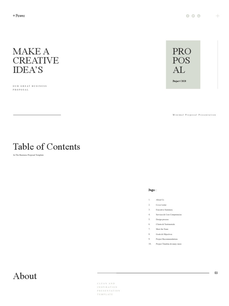 01 - Project Proposal Google Slides Presentation Template | PDF | Usability