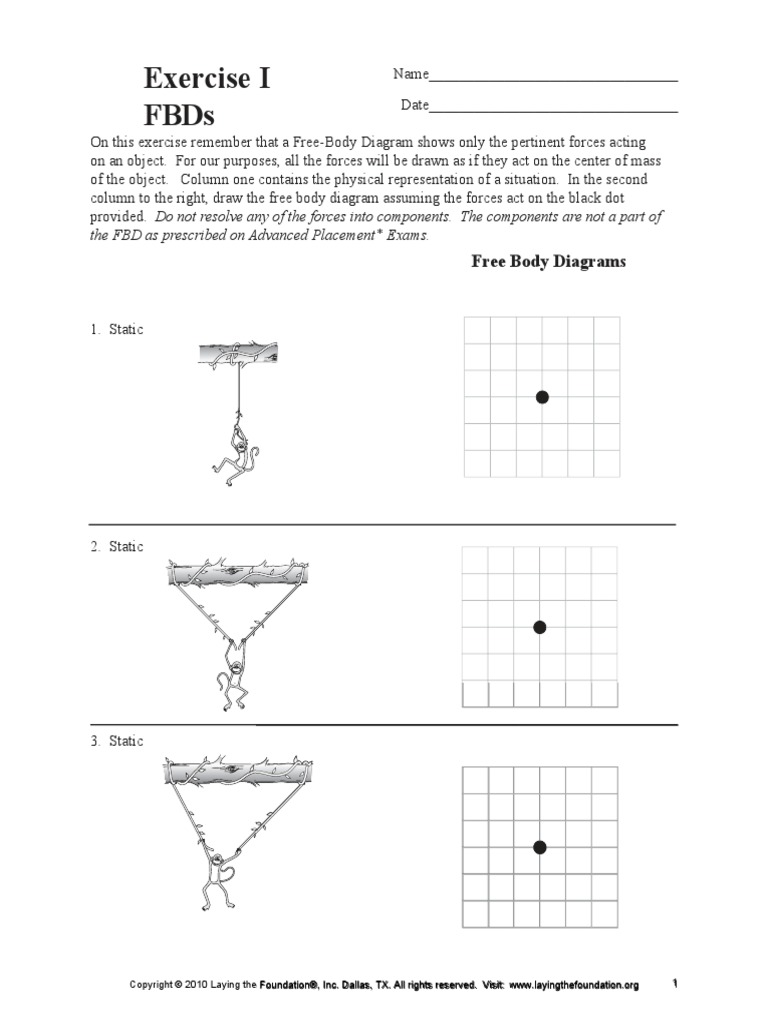 Free Body Diagrams | PDF