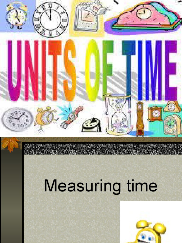 CONVERSION of Units of TIME | PDF | Clock | Horology