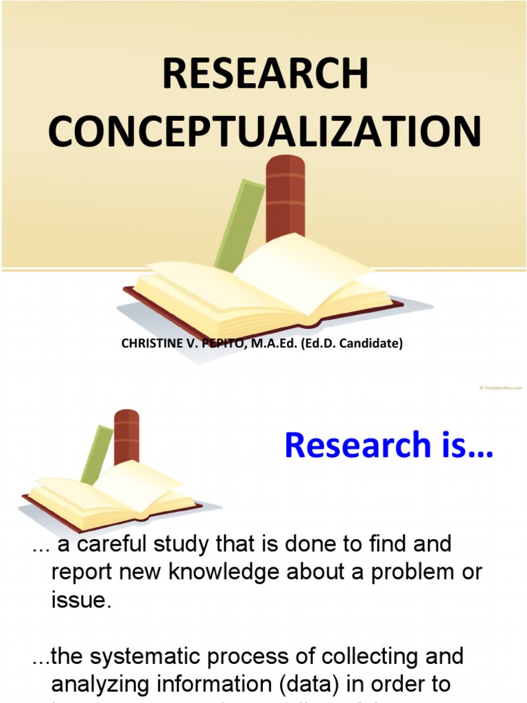 Research Conceptualization | PDF | Statistics | Hypothesis