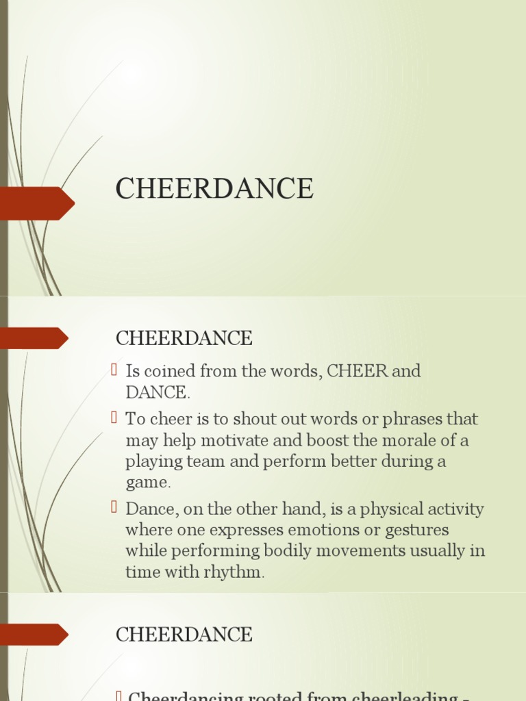 CHEERDANCE | PDF | Cheerleading | Sports