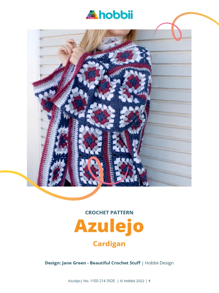 Horgolás Minta Kardigán | PDF | Crochet | Yarn