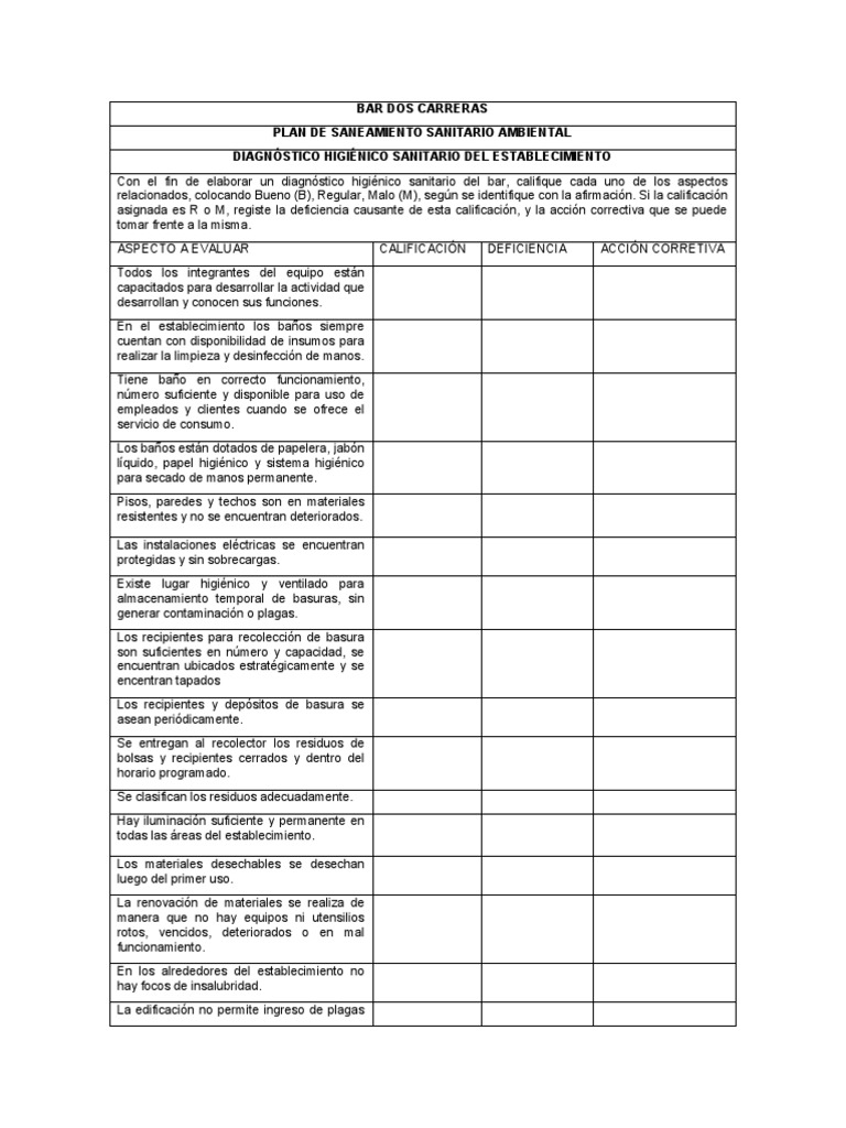 Planillas de Control | PDF