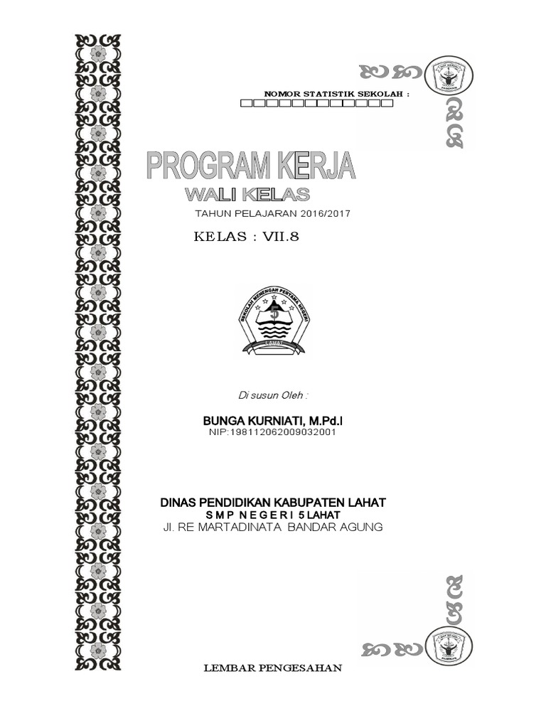 Program Wali Kelas | PDF