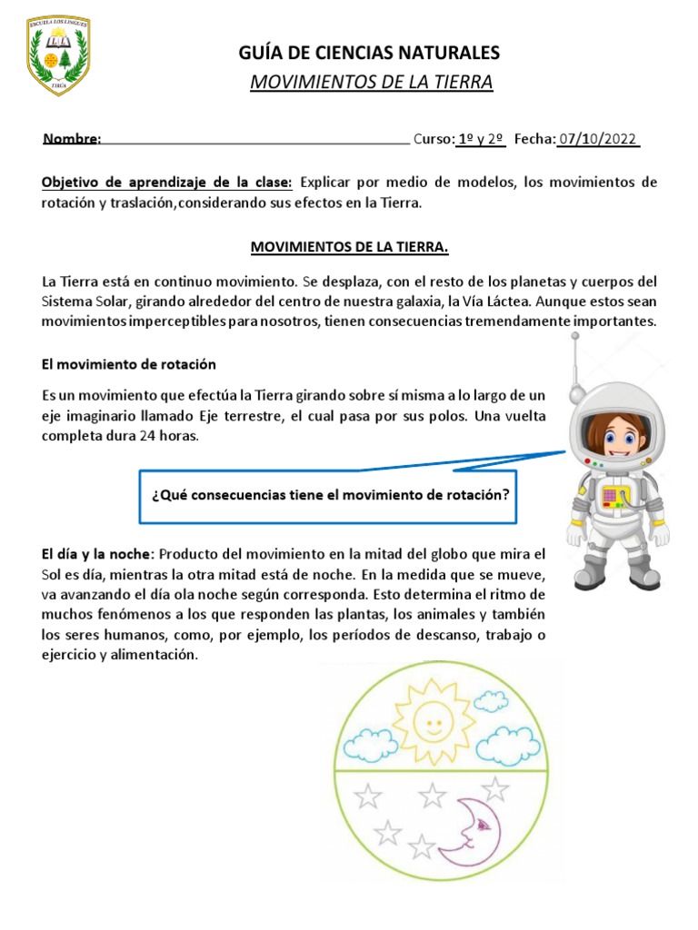 Movimientos de La Tierra | PDF | Tierra | Astronomía