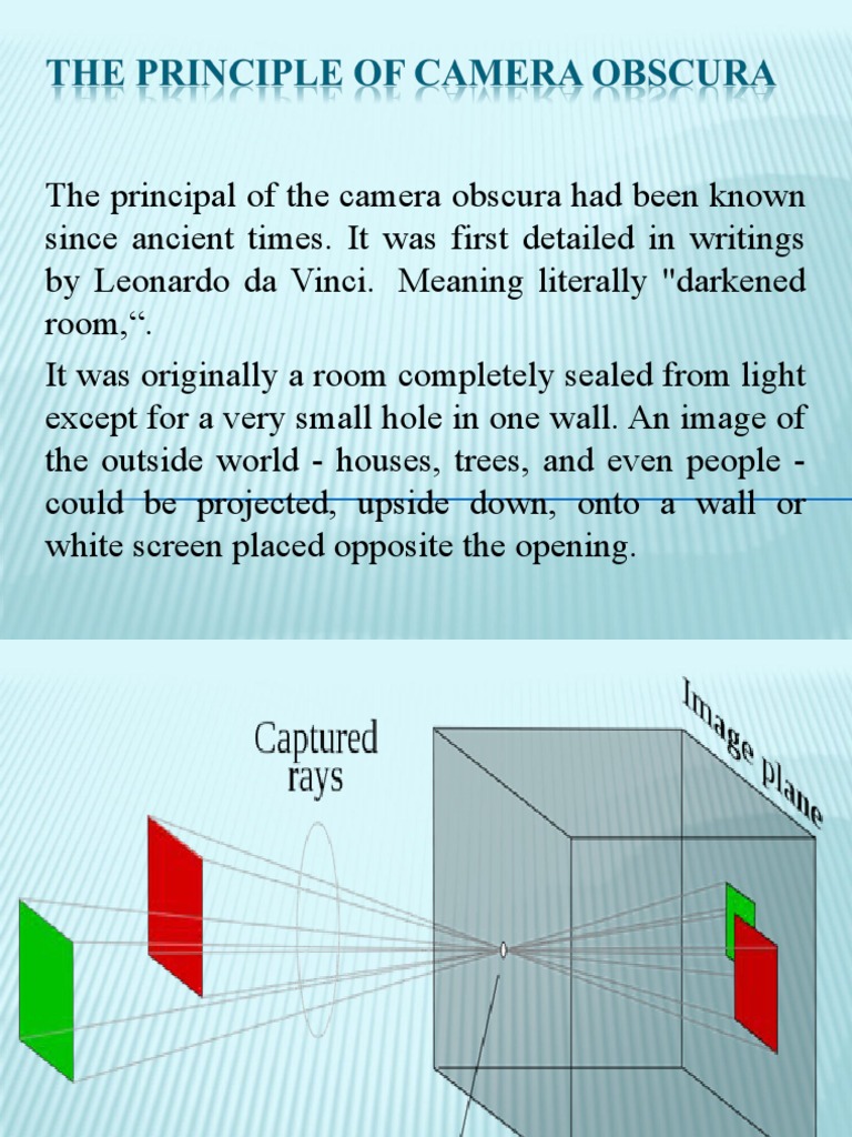 The Principle of Camera Obscura | PDF | Camera | Natural Philosophy