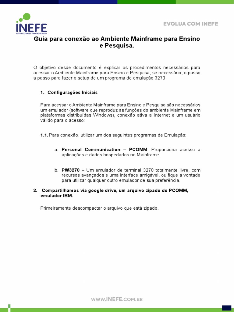 Guia Emulador Pcomm | PDF