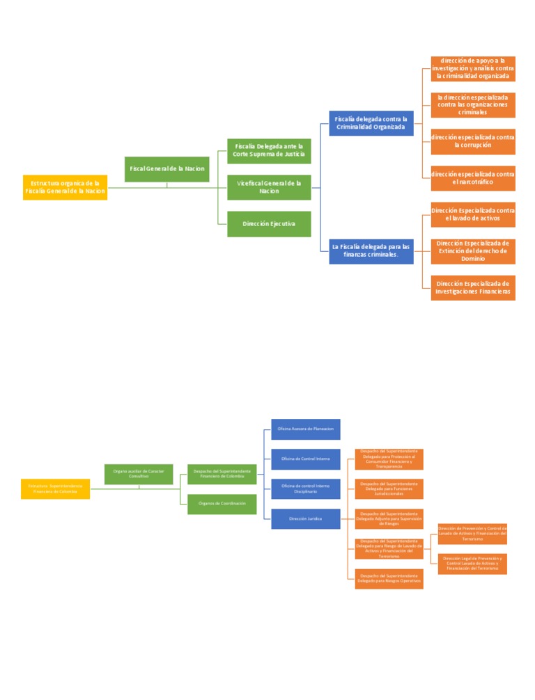 Estructura Organica-Mapa Conceptual | PDF | Lavado de dinero | Ley Pública