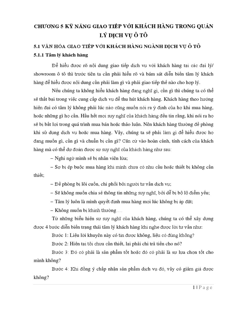 Chương 5 - QLSX&DVOT - Kỹ Năng Giao Tiếp | PDF