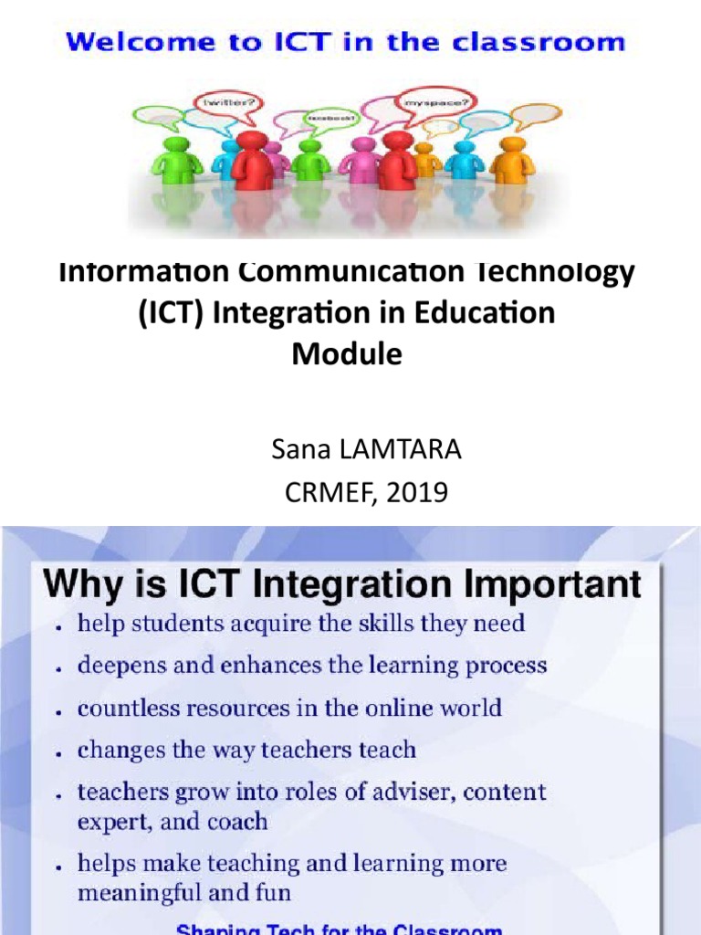 Presention of The ICT Module | PDF | Educational Technology | Learning