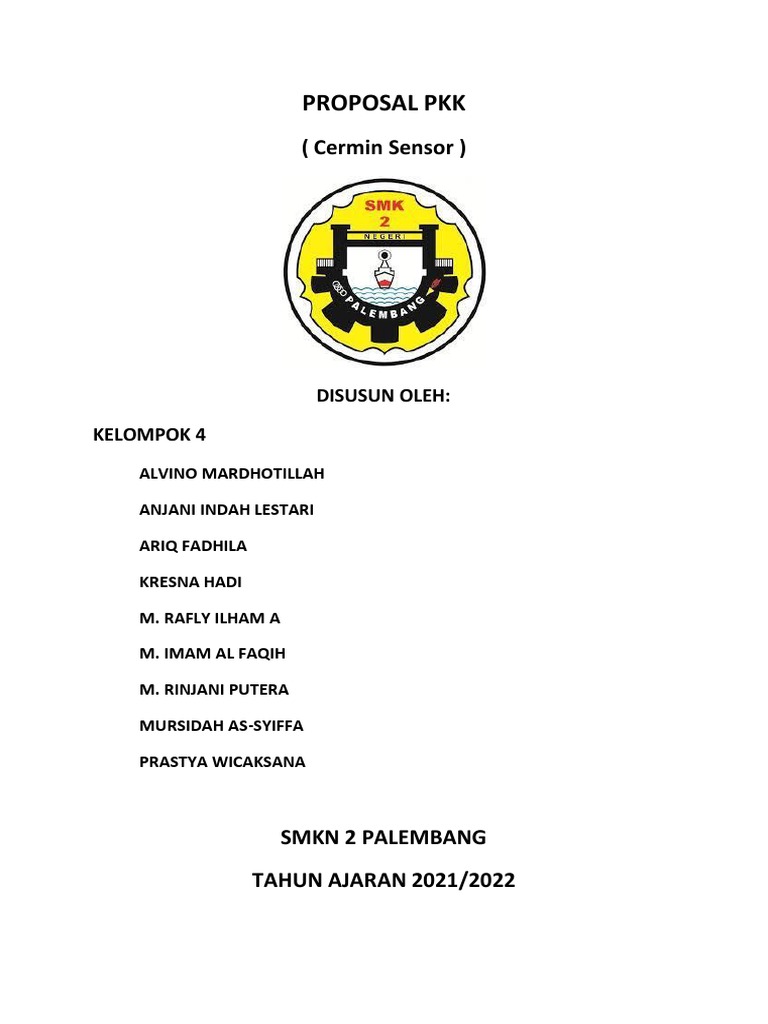 Proposal PKK | PDF | Seni | Karier & Perkembangan