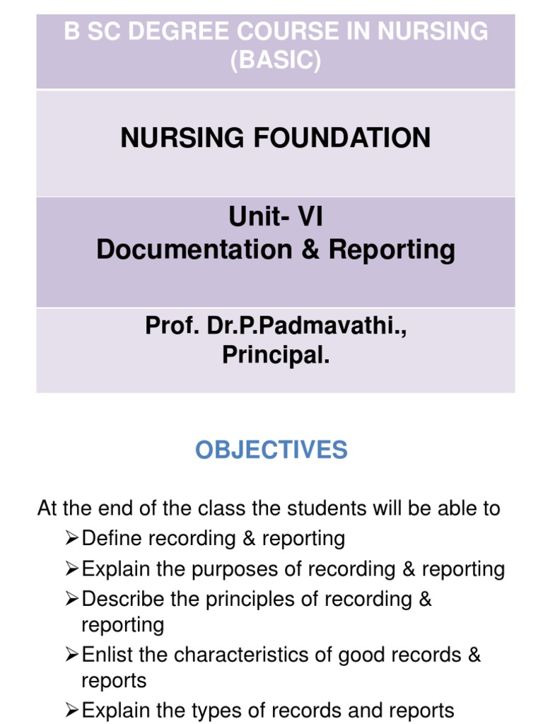 Documentation and Reporting | PDF | Nursing | Hospital