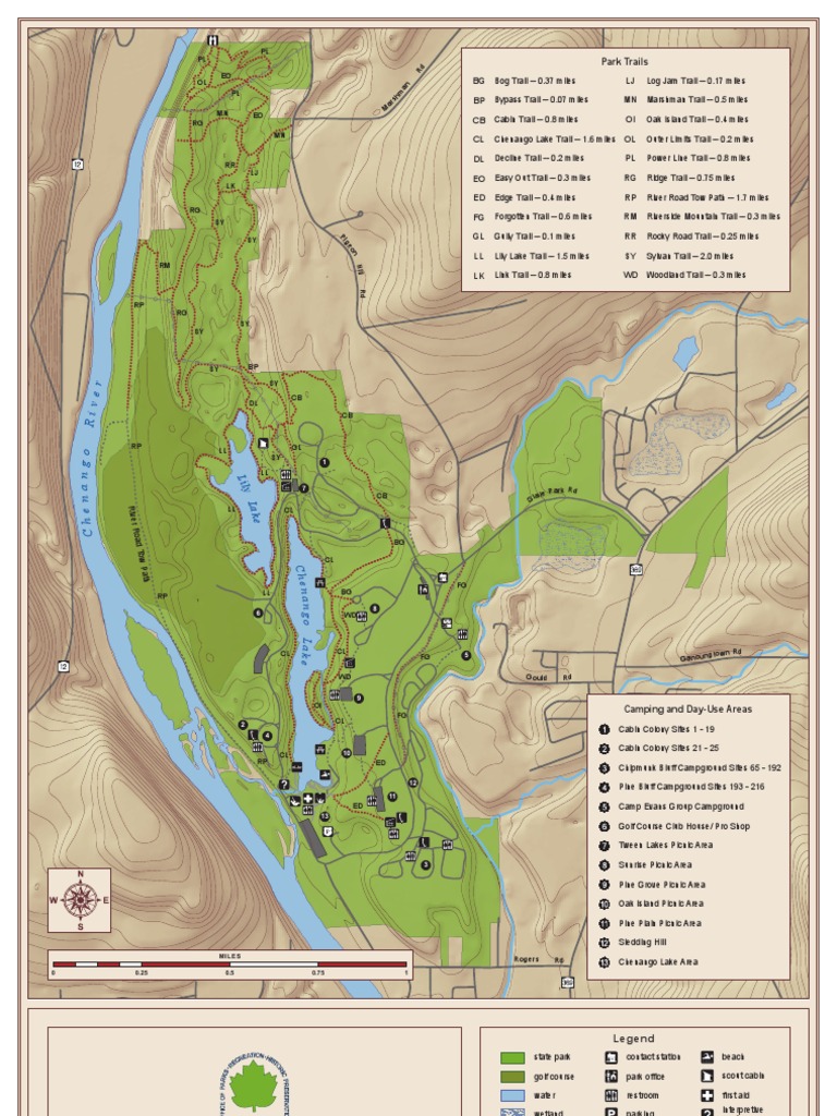 Chenango Valley Trail Map | PDF | Travel