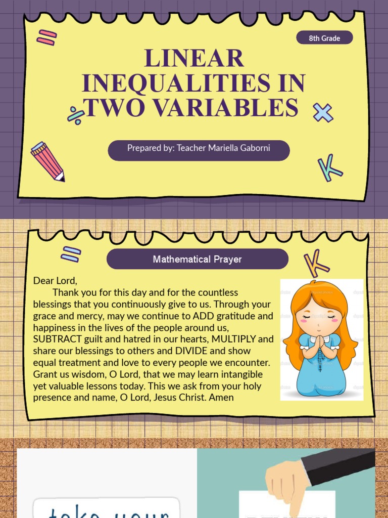 Linear Inequalities | Download Free PDF | Equations | Inequality (Mathematics)