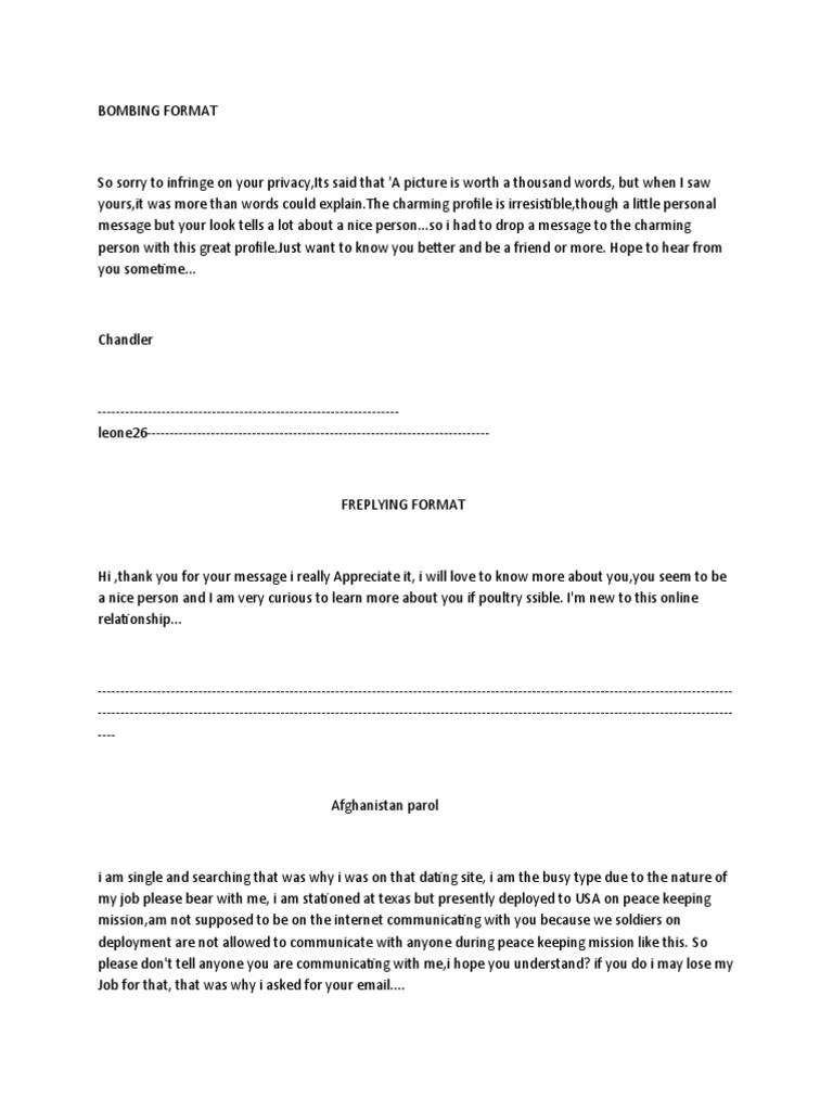 Military Trust Format | PDF | Love | Feeling