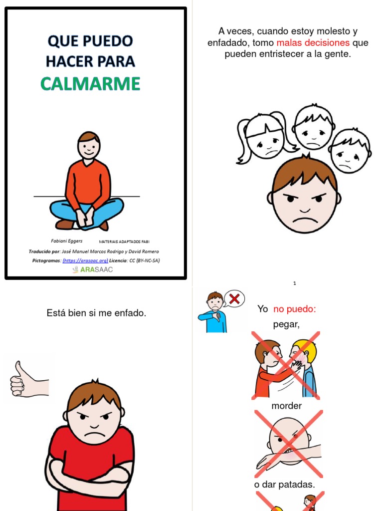ES Minibook Historia Social Que Puedo Hacer para Calmarme | PDF