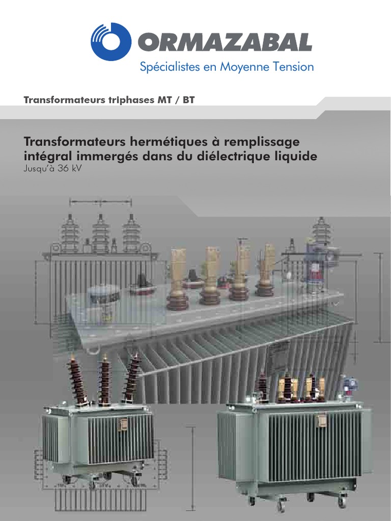 Transformateurs MT/BT jusqu'à 36 kV | PDF | Transformateur électrique | Environnement naturel