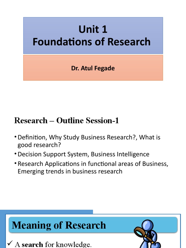 Unit 1 Foundations of Research | PDF | Hypothesis | Concept