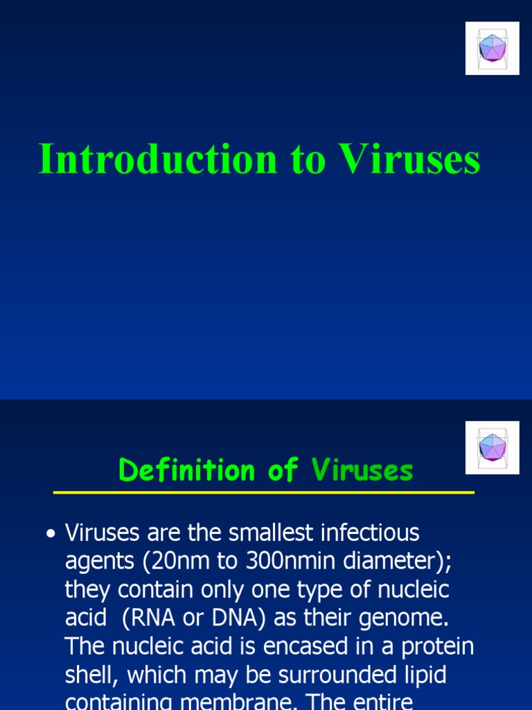 Introduction to Viruses and Their Structure | PDF | Virus | Interferon