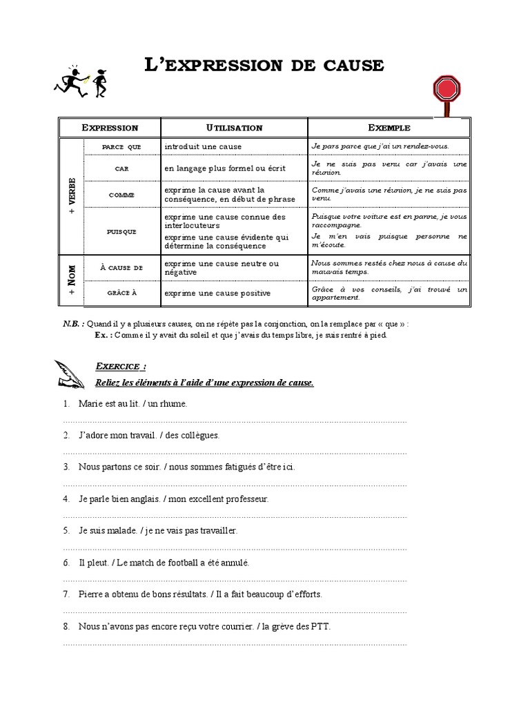 Expression de La Cause | PDF