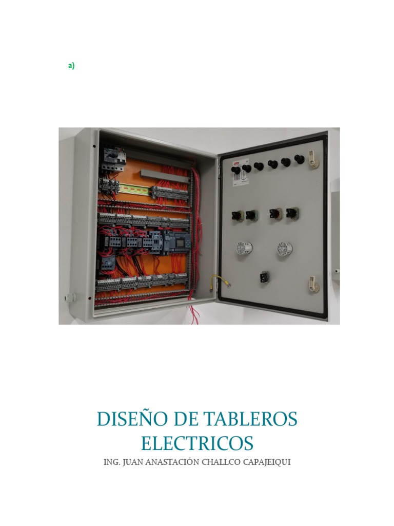 Diseño de Tableros Electricos. | PDF | Relé | Ingenieria Eléctrica