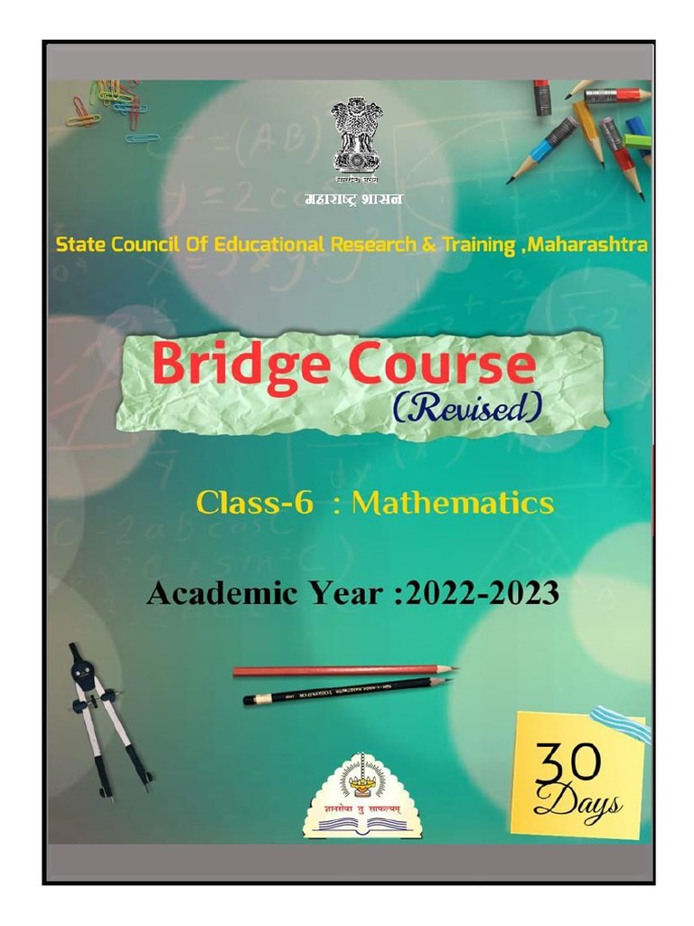 STD 6 TH Maths Bridge Course | PDF | Mathematics | Arithmetic