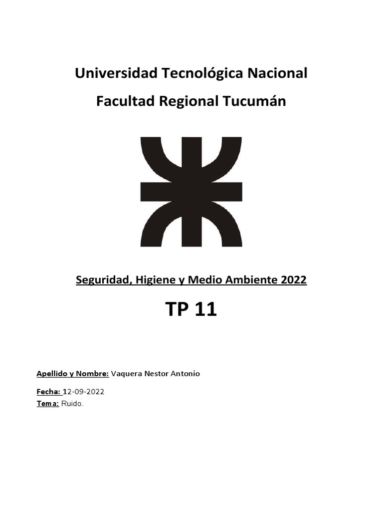 tp11 Syh | PDF | Decibel | Sonido