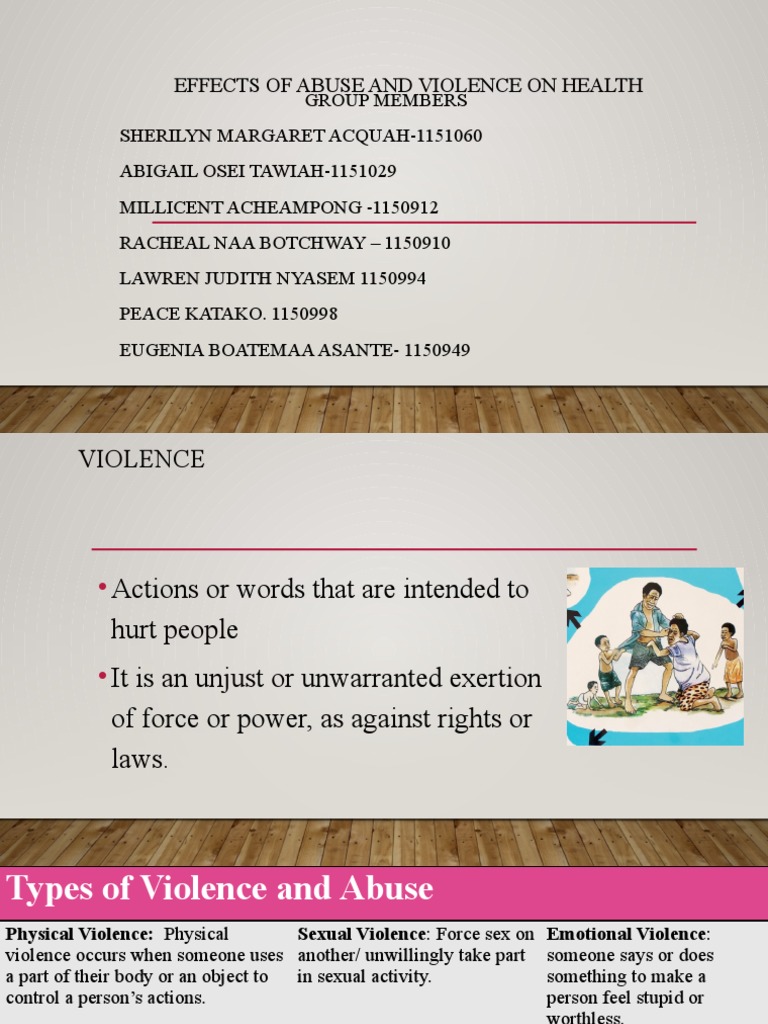 Effects of Abuse and Violence On Health | PDF | Violence | Mental Disorder