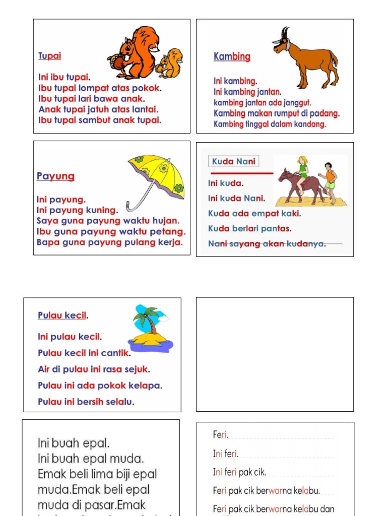 Kad Bacaan Petikan | PDF