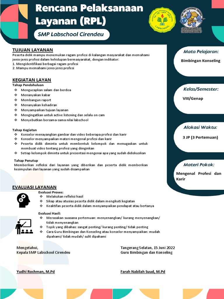 RPL KTSP K13 BK KELAS VIII 2223 Mengenal Profesi Dan Karir (GENAP) | PDF | Karier & Perkembangan