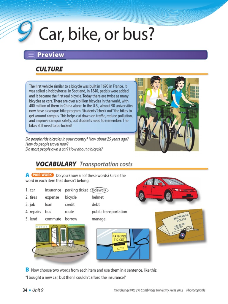 IC5 L2 Video Activity U09 Color | PDF | Land Transport | Transport